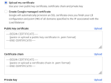 Setting Up An Ssl Cert With Google Cloud Load Balancer Stack Overflow