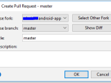 Git Creating Github Pull Request From Android Studio Gives Error