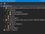 C Sql Server Object Explorer Not Showing A Database Stack Overflow