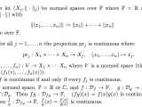 Continuity Of Projections Real Analysis Mathematics Stack Exchange