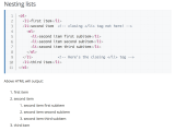 Css Wrong Numbering In Table Of Contents In Html Stack Overflow