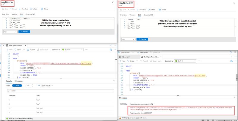Azure Synapse Serverless Sql Pool Error While Selecting From Quoted - Geometric Pattern Collection - HD Quality