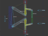 Rigid Body Simulation Rigging This Mechanical Linkage In Blender