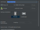 Can T Change Emulated Performance Of Avd In Android Studio Stack Overflow
