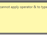 Excel Expression Error We Cannot Apply Operator To Types Number