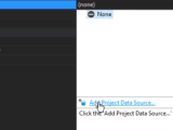Visual Studio 2019 Where Is The Option To Add Project Data Source
