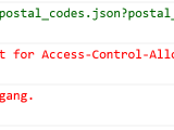 Javascript Xmlhttprequest Json Throws A Network Error But Similar