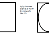 Java Creating Oval Circle Inside A Rectangle Stack Overflow