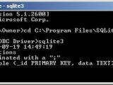 Creating An Sqlite Database Using Command Line Shell In Windows Stack