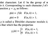 Number Theory Definition Of Dirichlet Characters Mathematics Stack