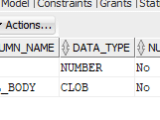 Sql Migrating Column Definition Long To Clob Stack Overflow