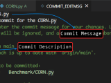Git How To Write A Commit Description In Source Control Vscode