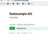 Python Flask Restplus Microservice Not Reachable On Docker Container