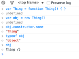 Chrome Console And Javascript Object Type Stack Overflow