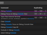 Hotkey Keyboard Shortcut To Focus Put Cursor On Debug Console In