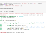 Python And Mysql Fetchall Doesn T Show Any Result Stack Overflow
