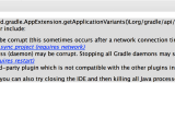 Java Android Gradle S Dependency Cache May Be Corrupt And Gradle