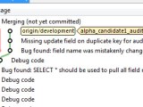How To Interpret Detached Backward Arrow In Smartgit Git Log Stack