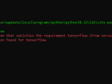 Unable To Install Tensorflow Using Pip In Python 3 8 3 Stack Overflow