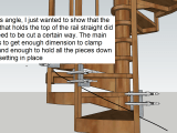 Wood Custom Rail For A Spiral Staircase Home Improvement Stack Exchange