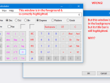 C Mfc S Dialog Based App Title Bar Highlighting Visual Artifacts On