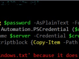 File Copying Powershell Copy Item Command In Scriptblock Of