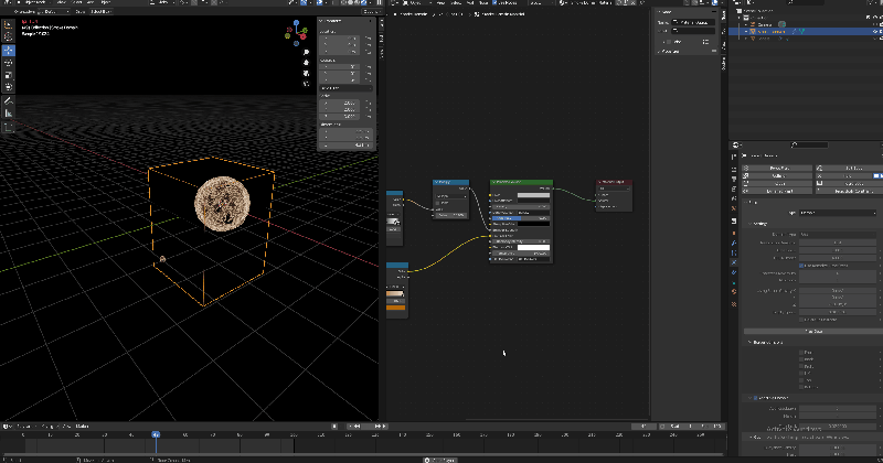 Cycles Render Engine Blender Fire Simulation Is Jumping Around - Full HD Light Patterns for Desktop