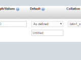 Php Phpmyadmin Not Using Default Value When Input Is Left Empty