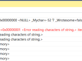 Error Reading Characters Of String C Visual Studio Stack Overflow