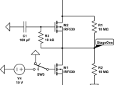 Switching Problem With Stacked Power Mosfet Simulation Electrical