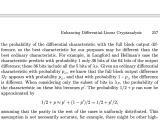 Enhancing Differential Linear Cryptanalysis Cryptography Stack Exchange