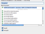 Catching Exceptions As An Expression While Debugging Java In Eclipse