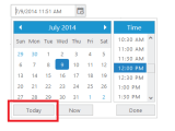 Python How To Add Today Button In Qdateedit Pop Up Qcalendarwidget