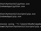 Pip Fatal Error In Launcher Unable To Create Process Python Exe