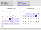 Calendar Date Range Filter Standard User Experience Stack Exchange