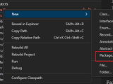 Create A New Package Java In Vs Code Stack Overflow