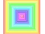 Python Concentric Rainbow Squares Stack Overflow