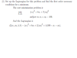 Why This Optimization Problem Is Solved Like That Any Explanations