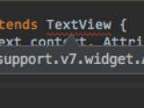 Android Custom View Should Extend Appcompattextview Stack Overflow