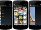 Scroll Horizontal And Vertical Scrolling Image Gallery Android