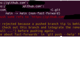 Git Push Error Rejected Main Main Non Fast Forward Error
