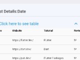 Adding A Table In An Expansion Tile In Flutter Flutter Fixes