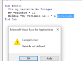 Excel Vba Tutorial Always Use Option Explicit