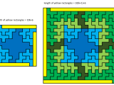 Geometry Tiling Rectangles With F Pentomino Plus Rectangles