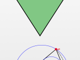 Android Shape Triangle With Border Stack Overflow