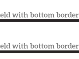 Rounded Rectangular Bottom Border Of Text Field Using Css Stack Overflow