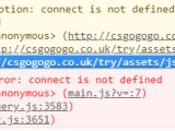 Javascript Jquery Js Uncaught Referenceerror Connect Is Not Defined
