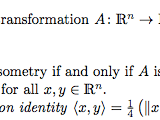 Proof Involving Linear Isometry Mathematics Stack Exchange