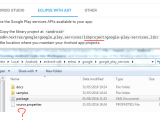 Android Libproject Google Play Services Lib For Eclipse Stack Overflow