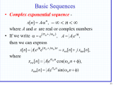 Understanding Formula Components For Complex Exponential Sequence
